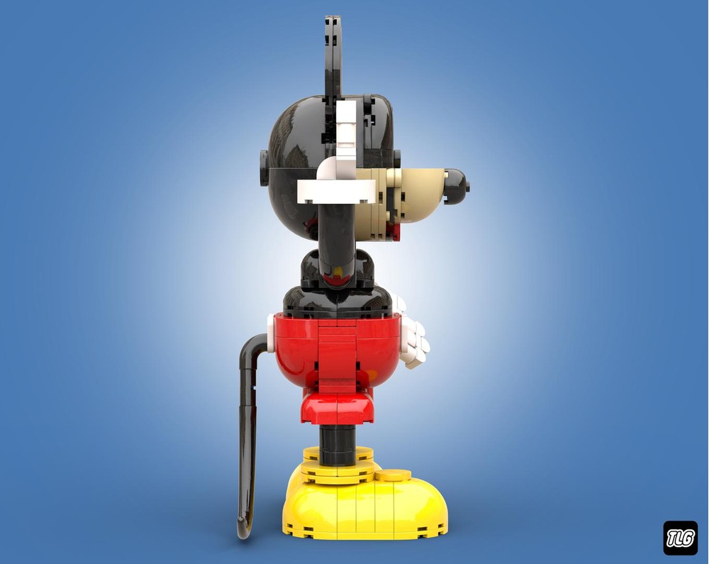 LEGO MOC Mickey Mouse by _TLG_ | Rebrickable - Build with LEGO