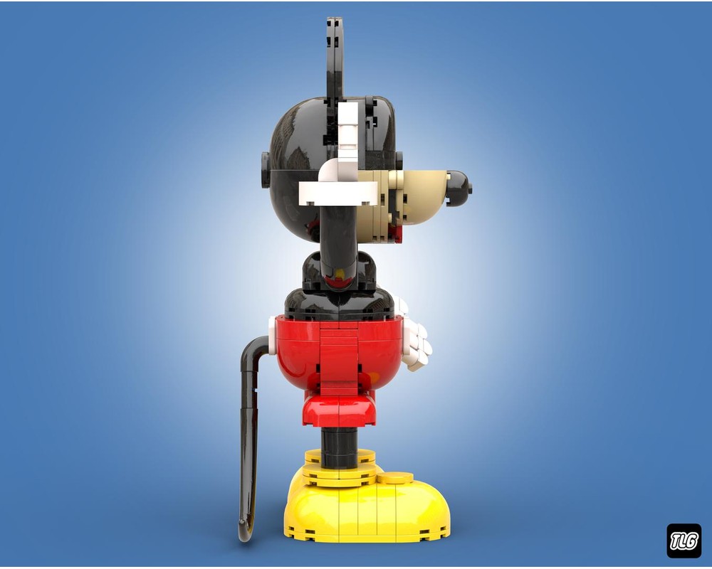 Lego Moc Mickey Mouse By Tlg Rebrickable Build With Lego