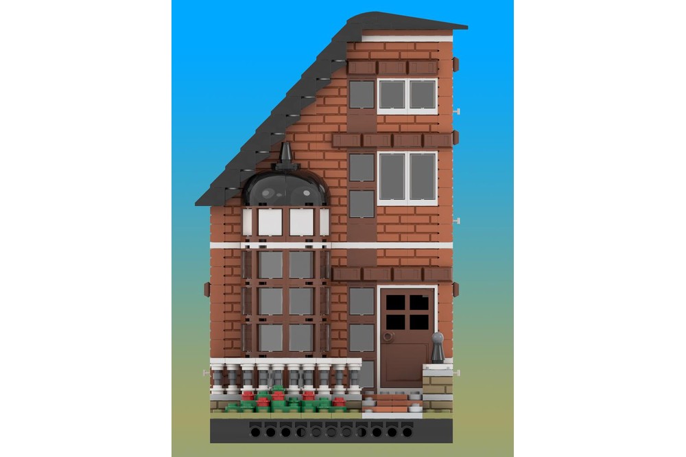 Lego Moc Suburban Modular Home 1 By Thomusbean Rebrickable Build