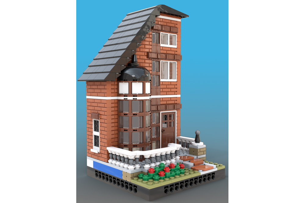 Lego Moc Suburban Modular Home 1 By Thomusbean Rebrickable Build