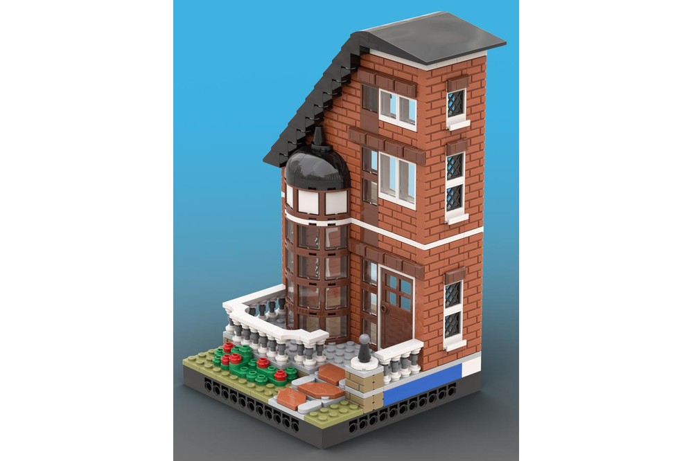 Lego Moc Suburban Modular Home 1 By Thomusbean Rebrickable Build