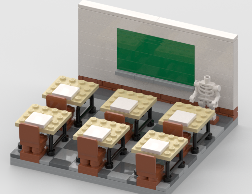 LEGO MOC classroom by nibman_bricks | Rebrickable - Build with LEGO
