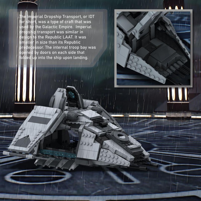 LEGO MOC Imperial Dropship Transport by GibonTheRocket | Rebrickable ...