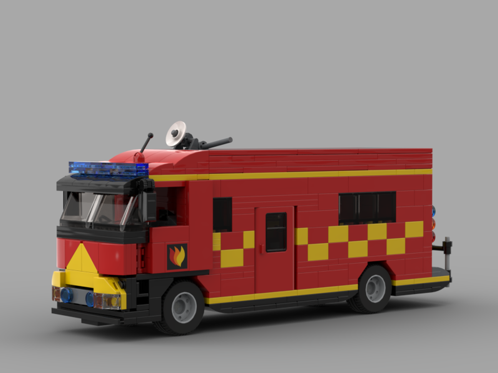 LEGO MOC Fire Service Mobile Command Unit by DS Brick Creations ...