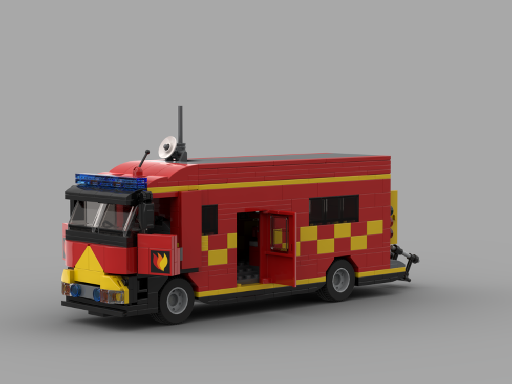 LEGO MOC Fire Service Mobile Command Unit by DS Brick Creations ...