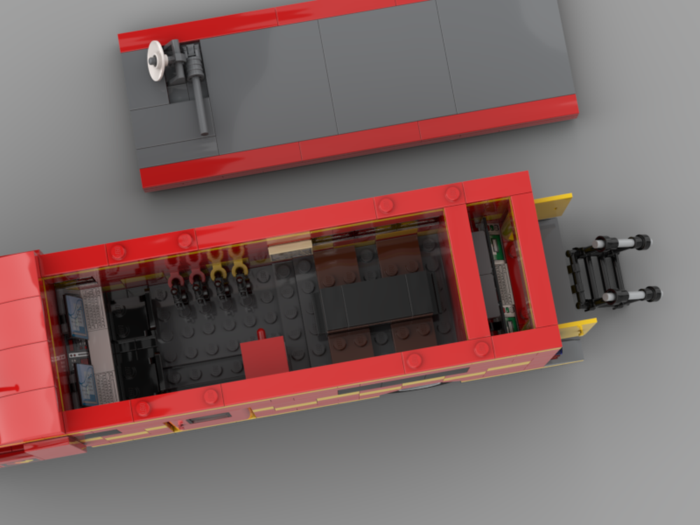 Lego Moc Fire Service Mobile Command Unit By Ds Brick Creations