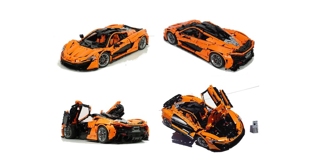 LEGO MOC P1 hypercar 1:8 - manual version only - by brunojj1 ...