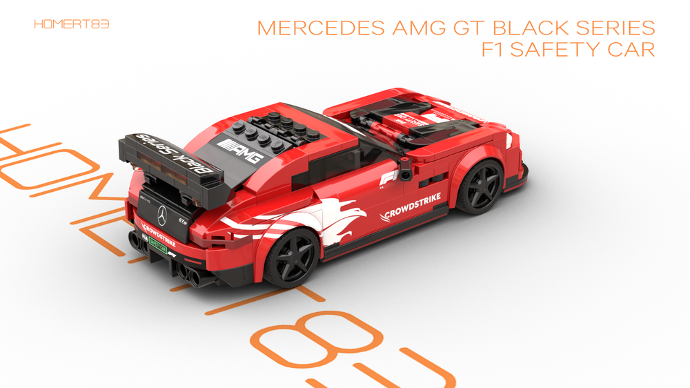 Lego Moc Mercedes Amg Gt Black Series F1 2023 Safety Car By Homert83
