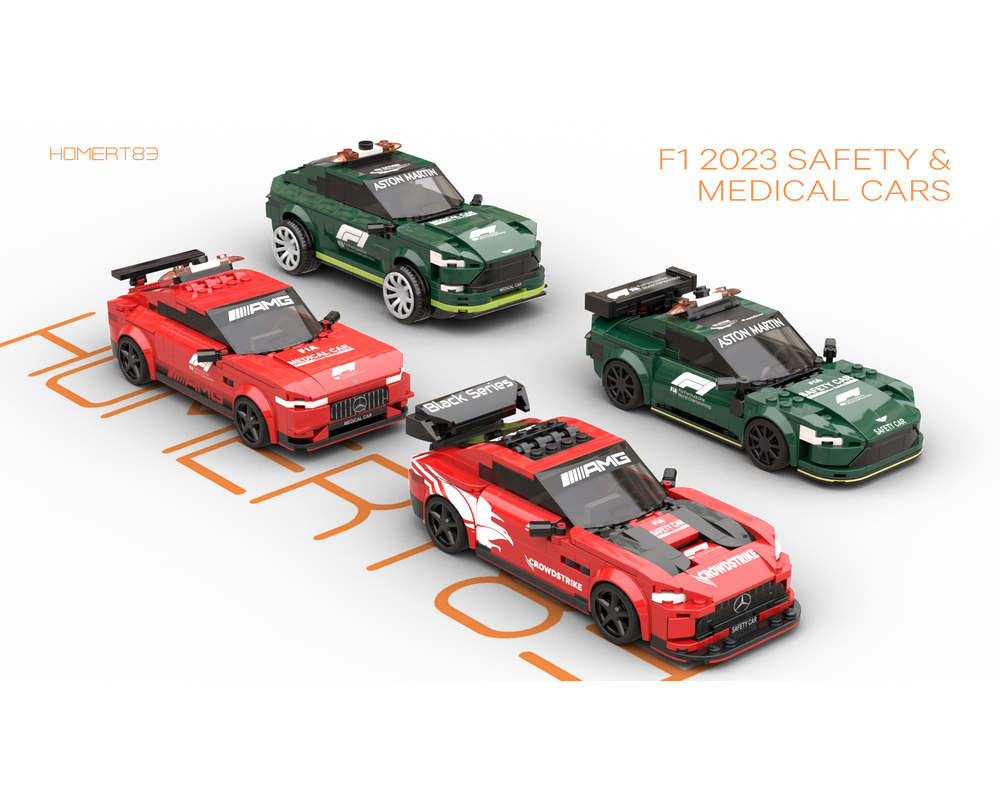 Lego Moc Mercedes Amg Gt Black Series F1 2023 Safety Car By Homert83