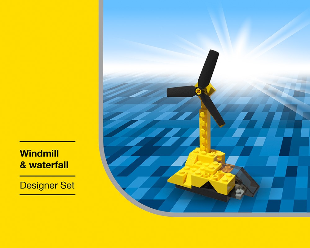 LEGO MOC Windmill and waterfall by WoodenBoxProjects | Rebrickable ...