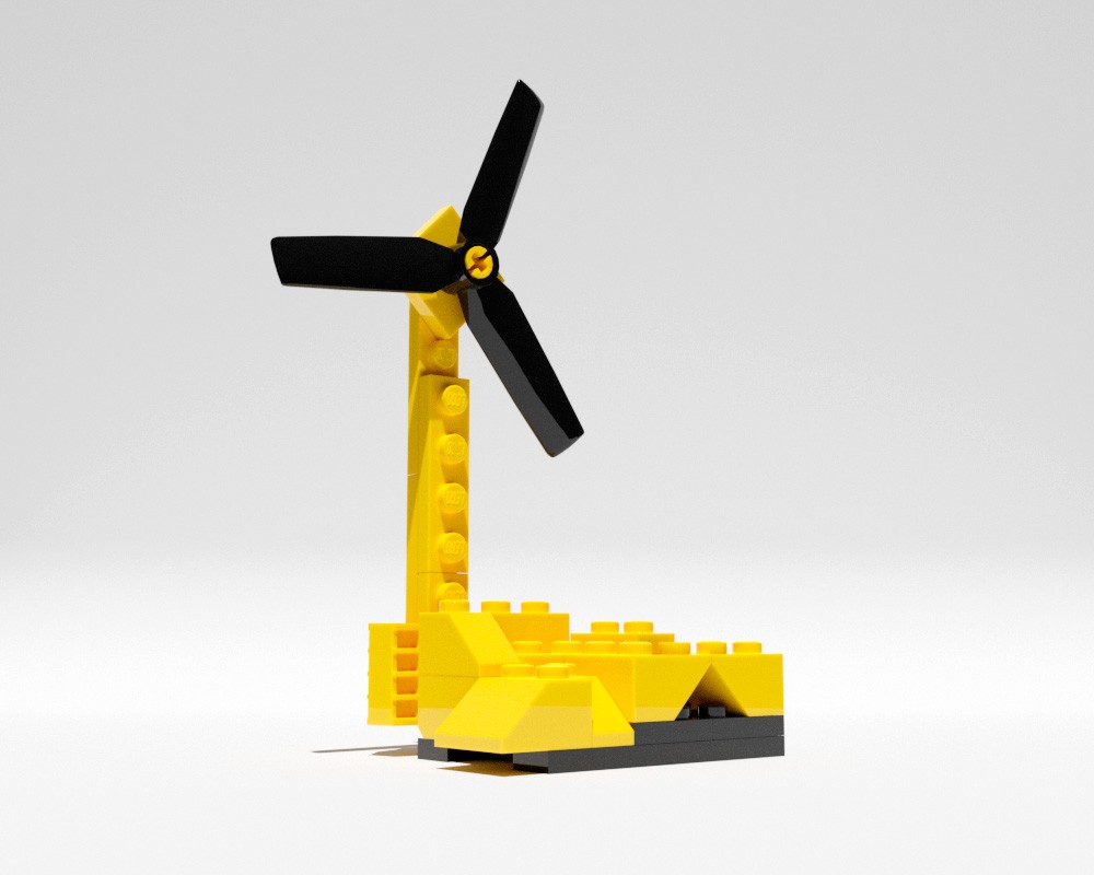 LEGO MOC Windmill and waterfall by WoodenBoxProjects | Rebrickable ...