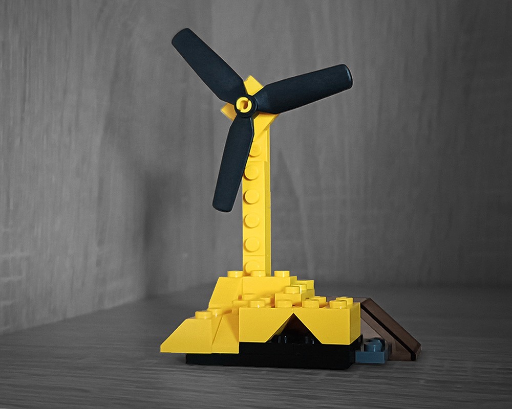LEGO MOC Windmill and waterfall by WoodenBoxProjects | Rebrickable ...