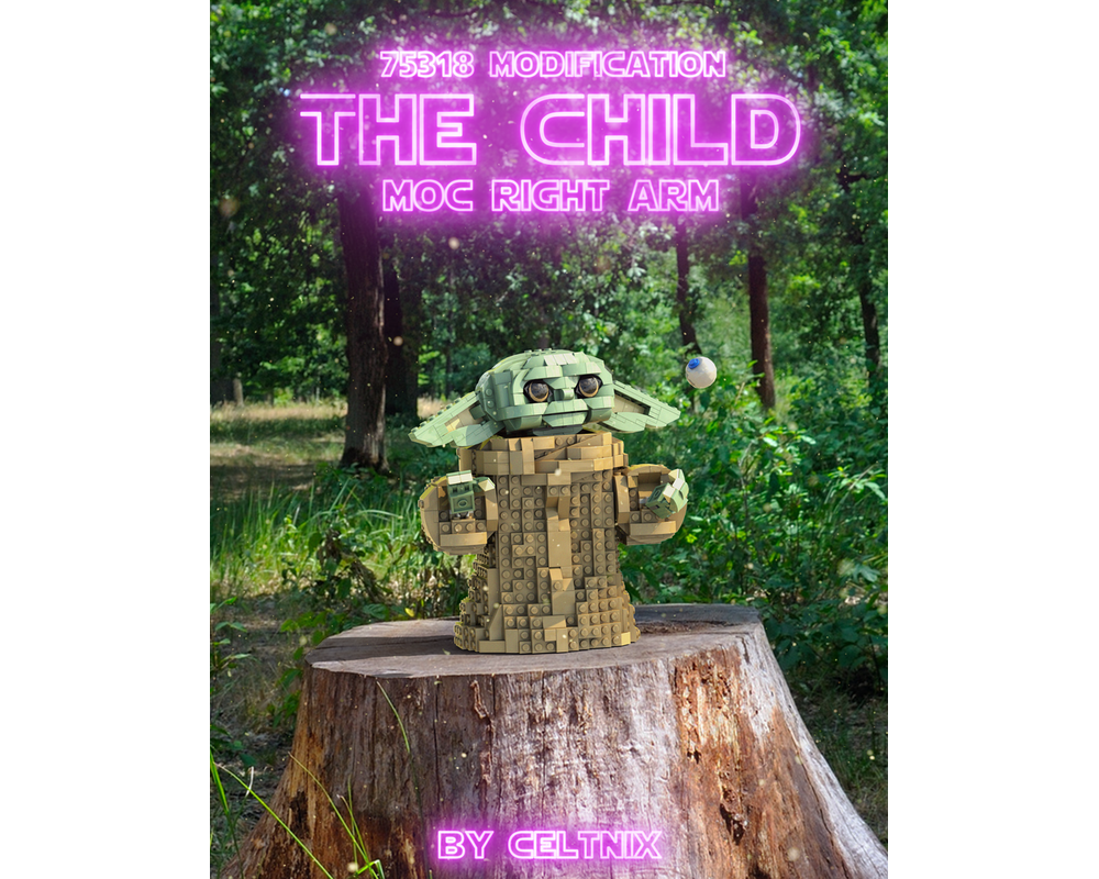 LEGO MOC Grogu right arm modification (The Child - #75318) by Celtnix ...