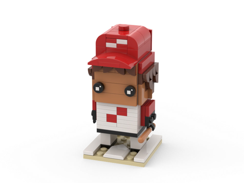 LEGO MOC Baseball Player Brickheadz by ThePirateHorse | Rebrickable ...