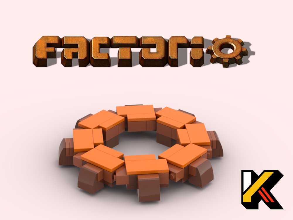 LEGO MOC Factorio Logo by KeyCollector | Rebrickable - Build with LEGO