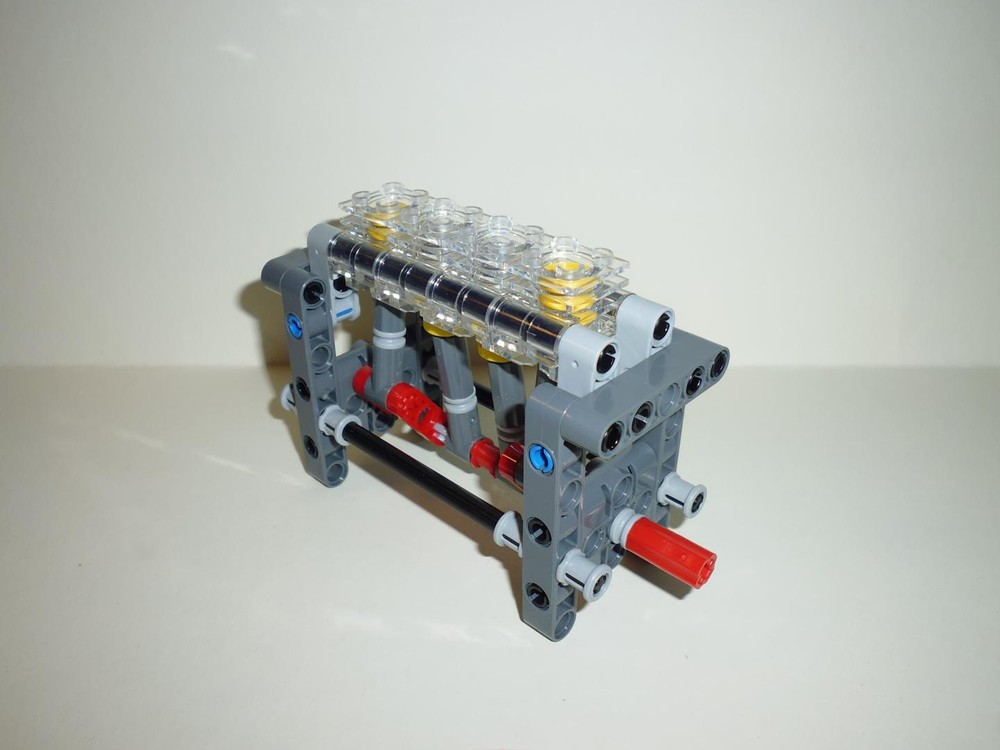 LEGO MOC I4-Engine with high displacement by Stef234 | Rebrickable ...