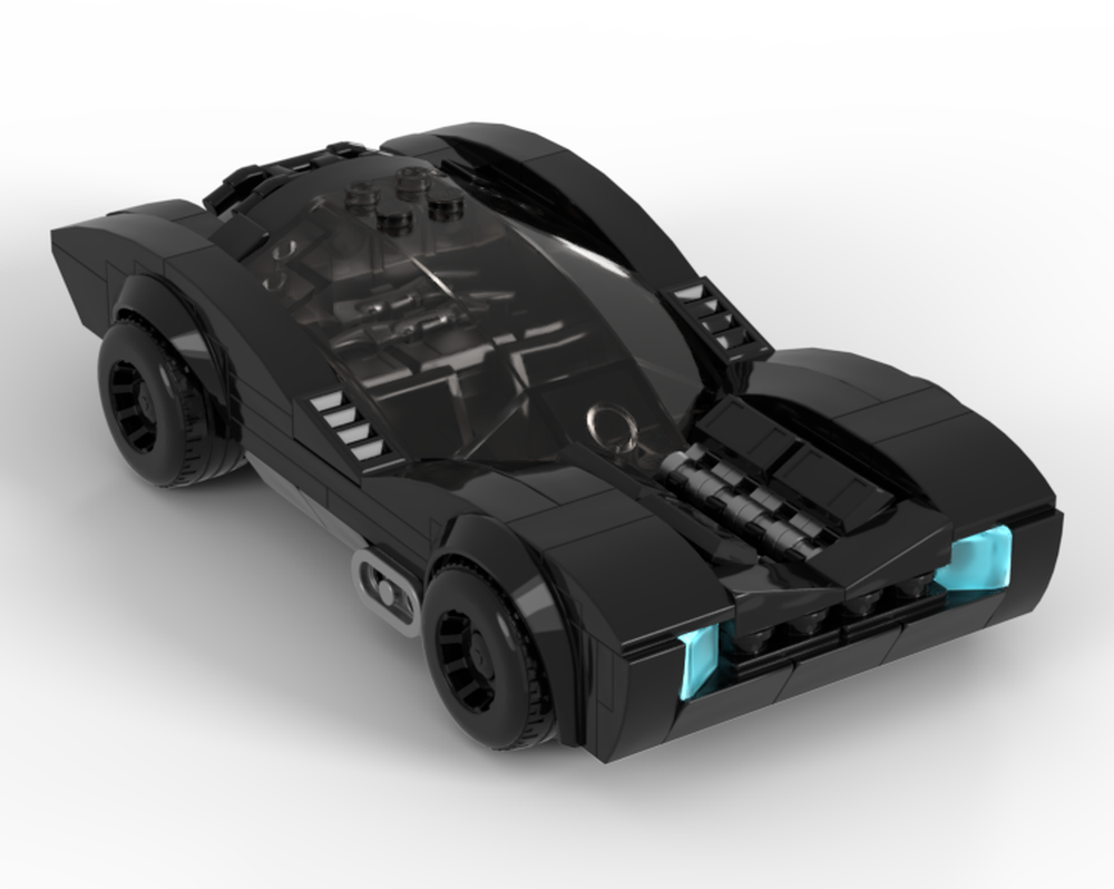 LEGO MOC Custom Batmobile Minifig scale by BatBrix | Rebrickable ...