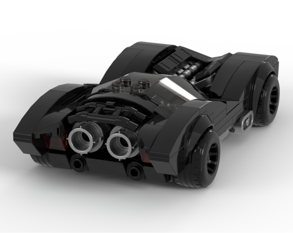 LEGO MOC Custom Batmobile Minifig scale by BatBrix | Rebrickable ...