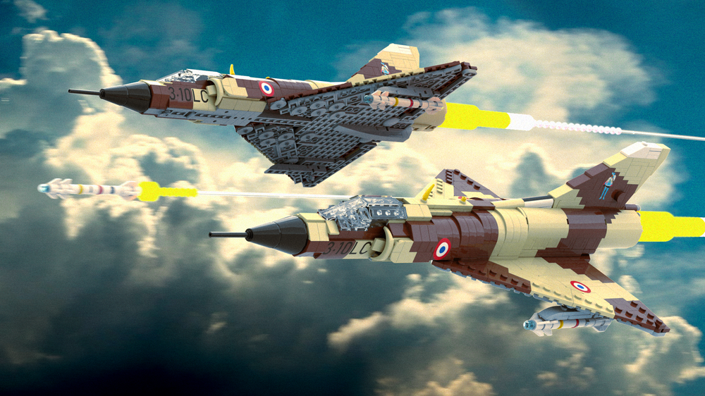 LEGO MOC 1:35 Scale Mirage IIIC by HandSolo99 | Rebrickable - Build ...