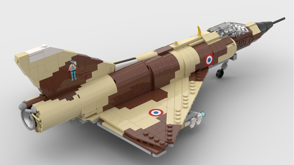 LEGO MOC 1:35 Scale Mirage IIIC by HandSolo99 | Rebrickable - Build ...