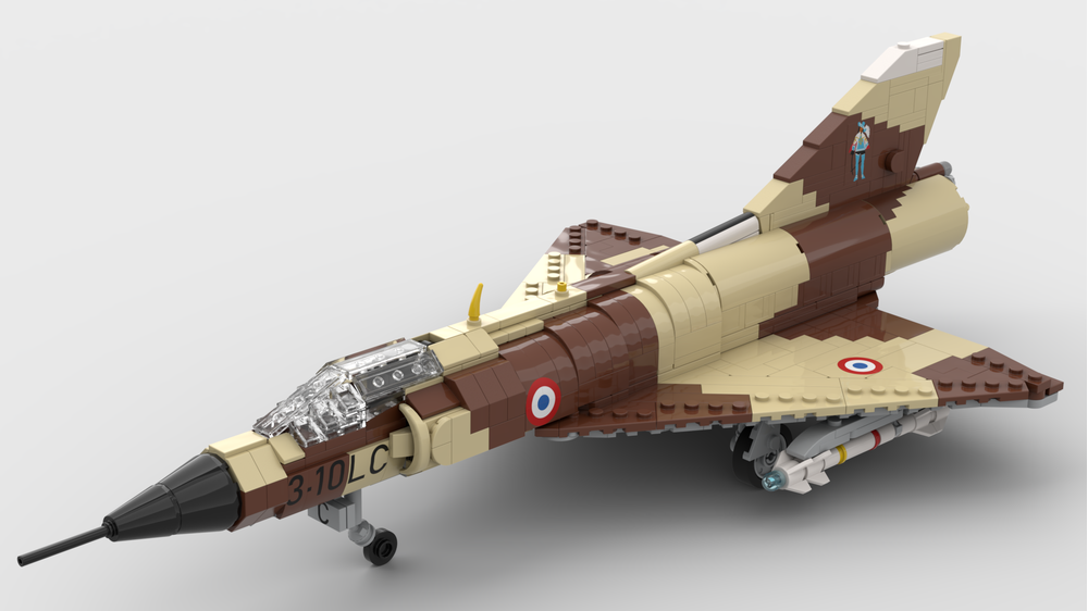 LEGO MOC 1:35 Scale Mirage IIIC by HandSolo99 | Rebrickable - Build ...