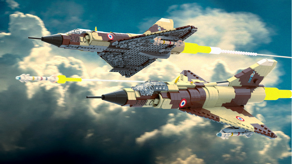 LEGO MOC 1:35 Scale Mirage IIIC by HandSolo99 | Rebrickable - Build ...