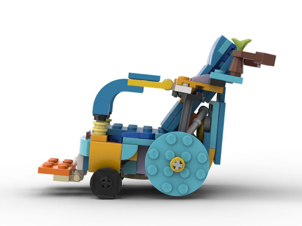 LEGO MOC 31136 Wheelchair by zengogobrick | Rebrickable - Build with LEGO