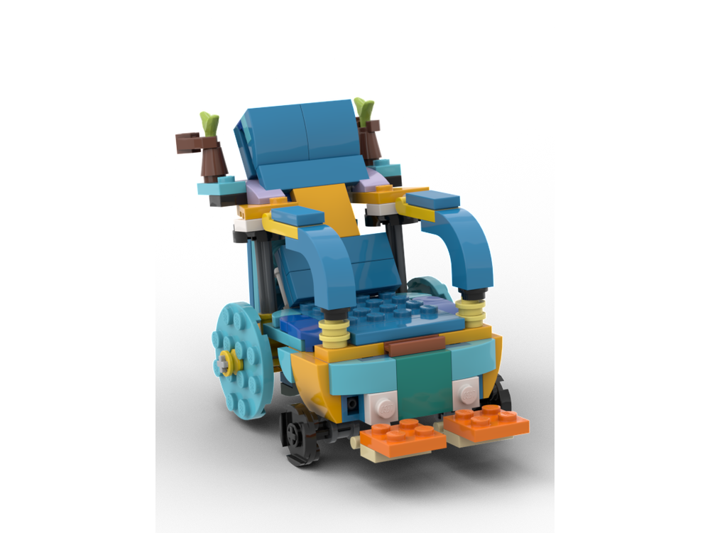 LEGO MOC 31136 Wheelchair by zengogobrick | Rebrickable - Build with LEGO