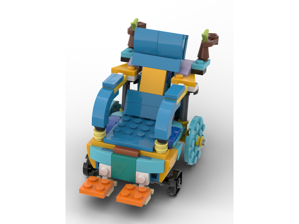 LEGO MOC 31136 Wheelchair by zengogobrick | Rebrickable - Build with LEGO