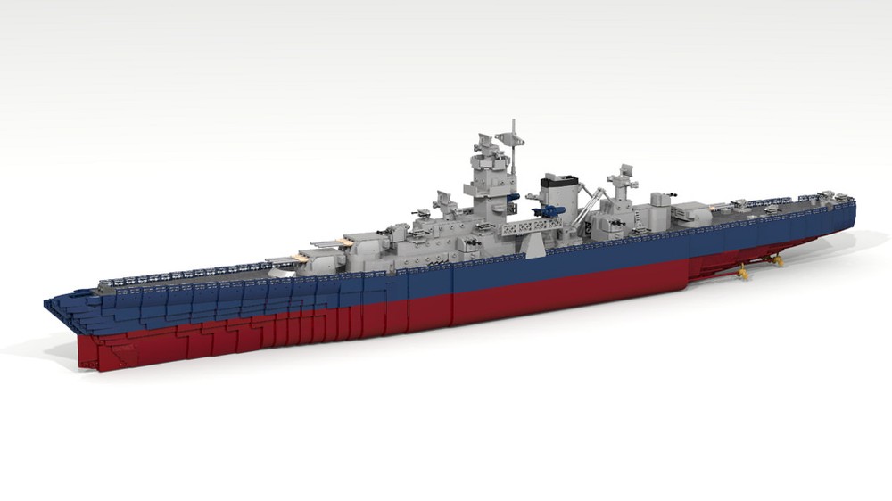 Lego Moc Uss Alaska By Resqusto Rebrickable Build With Lego