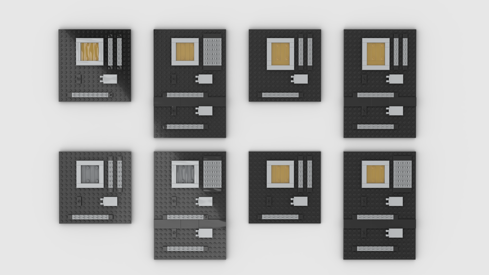 LEGO MOC-169194 Motherboard by TVHEADER | Rebrickable - Build with LEGO