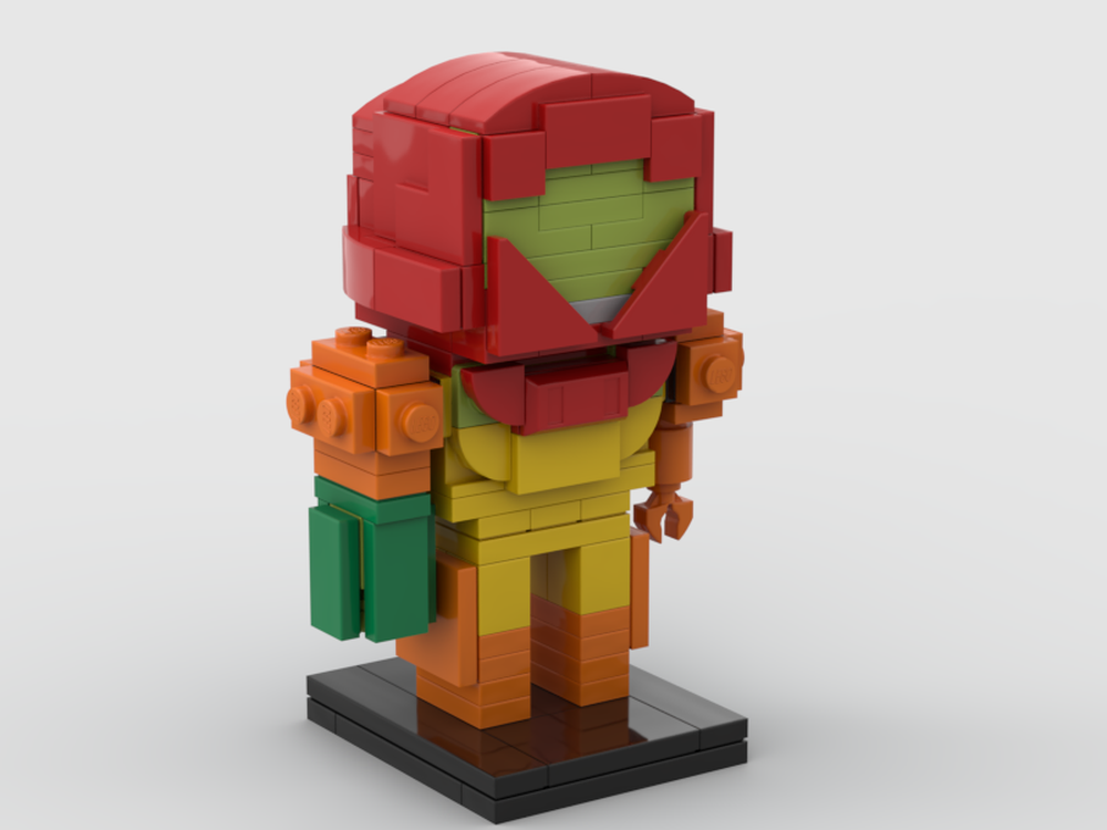 LEGO MOC Samus Aran Brickheadz by seaphoenix | Rebrickable - Build with ...