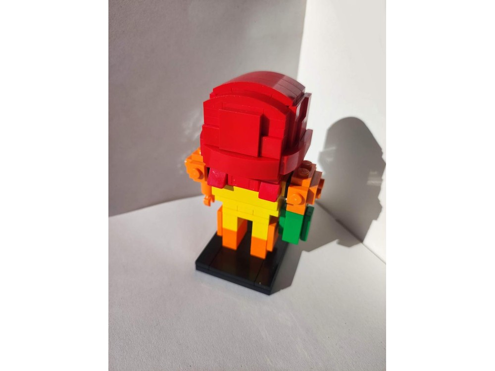 Lego Moc Samus Aran Brickheadz By Seaphoenix Rebrickable Build With