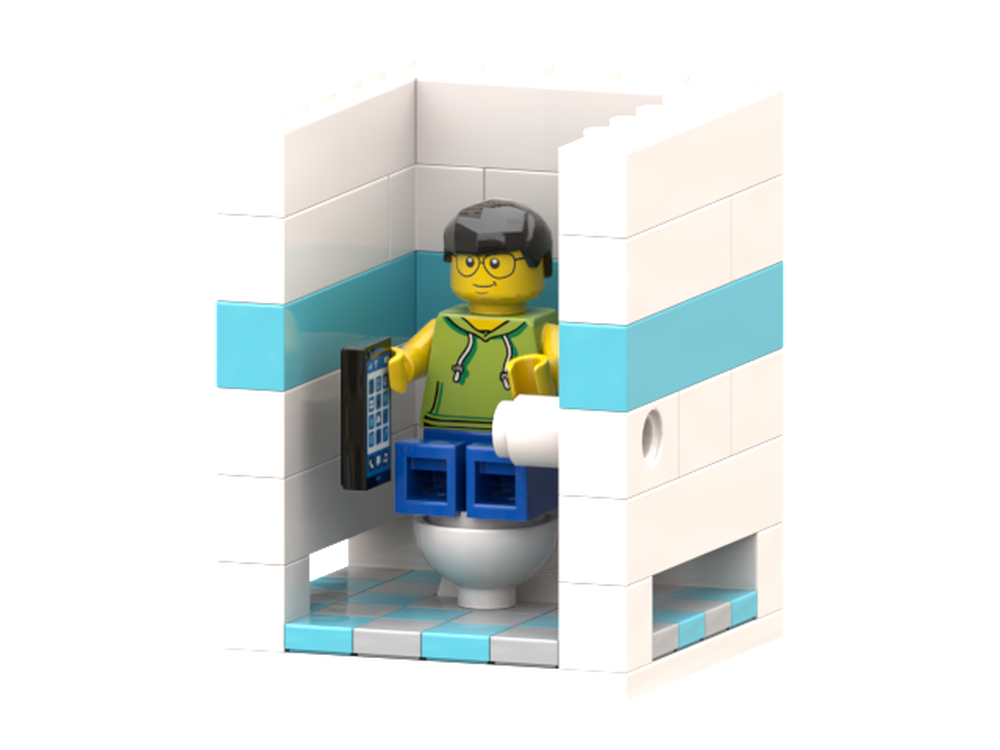 LEGO MOC Men's toilet by FReaKaNDeLL | Rebrickable - Build with LEGO