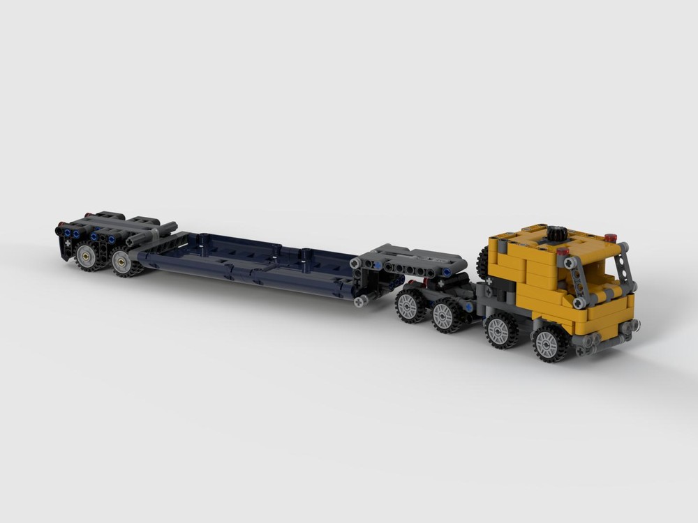 LEGO MOC RGN Lowboy Trailer with Modular Bed (4x 42147 Alternate Build ...
