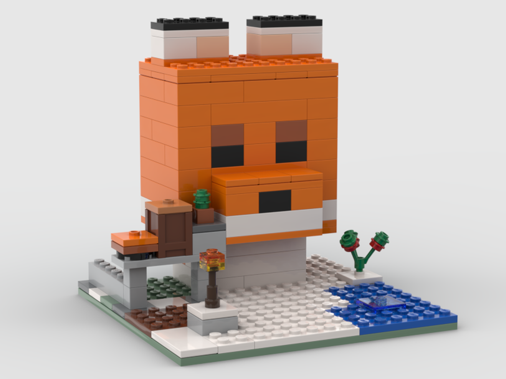 LEGO MOC fox tower 21178 MOD by SirIceCream | Rebrickable - Build with LEGO