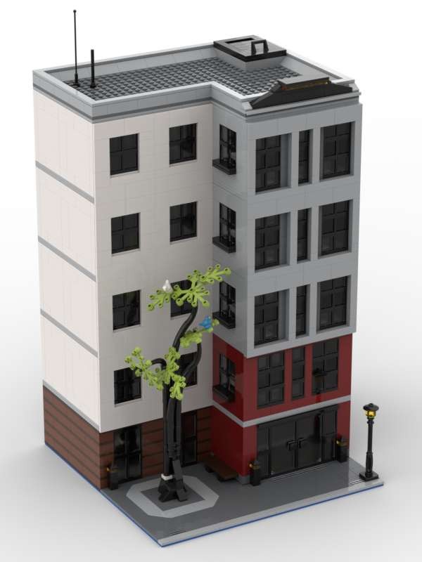LEGO MOC Hotel apartment modular by MadWaxBE | Rebrickable - Build with ...