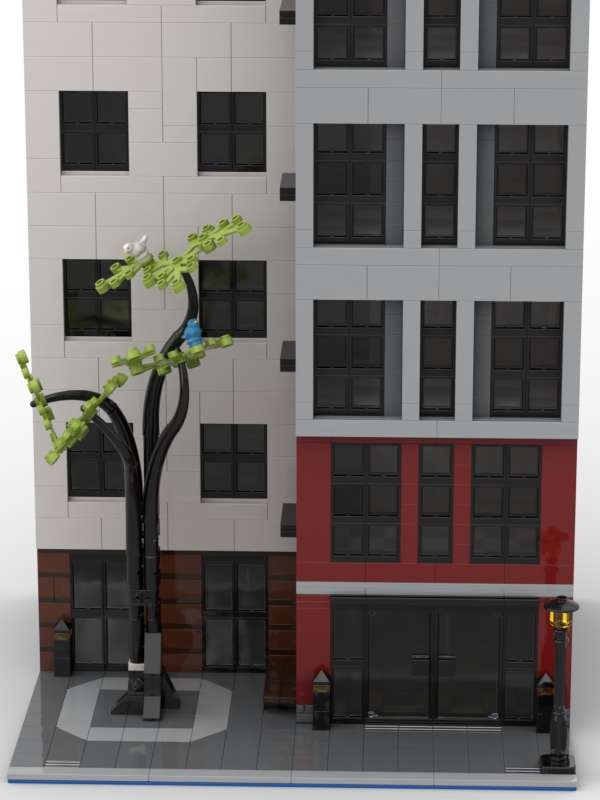 LEGO MOC Hotel apartment modular by MadWaxBE | Rebrickable - Build with ...