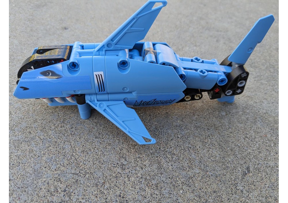 Lego Moc Angry Shark 42134 Monster Jam Megalodon Alternate Design By