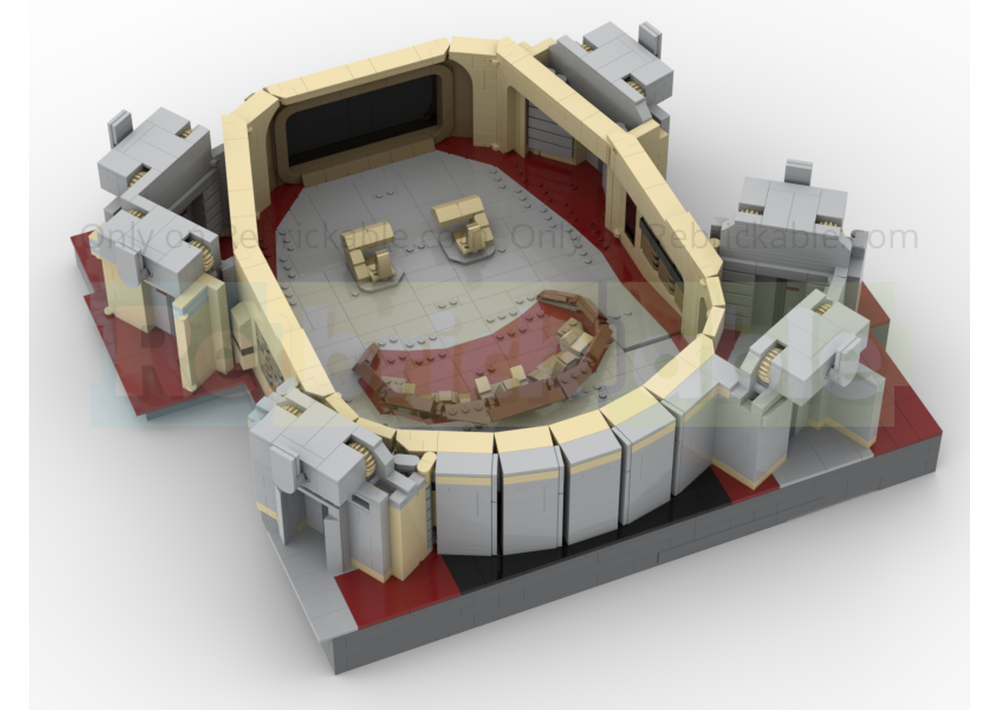 LEGO MOC-169227 Star Trek: Enterprise D Main Bridge by Sendek ...