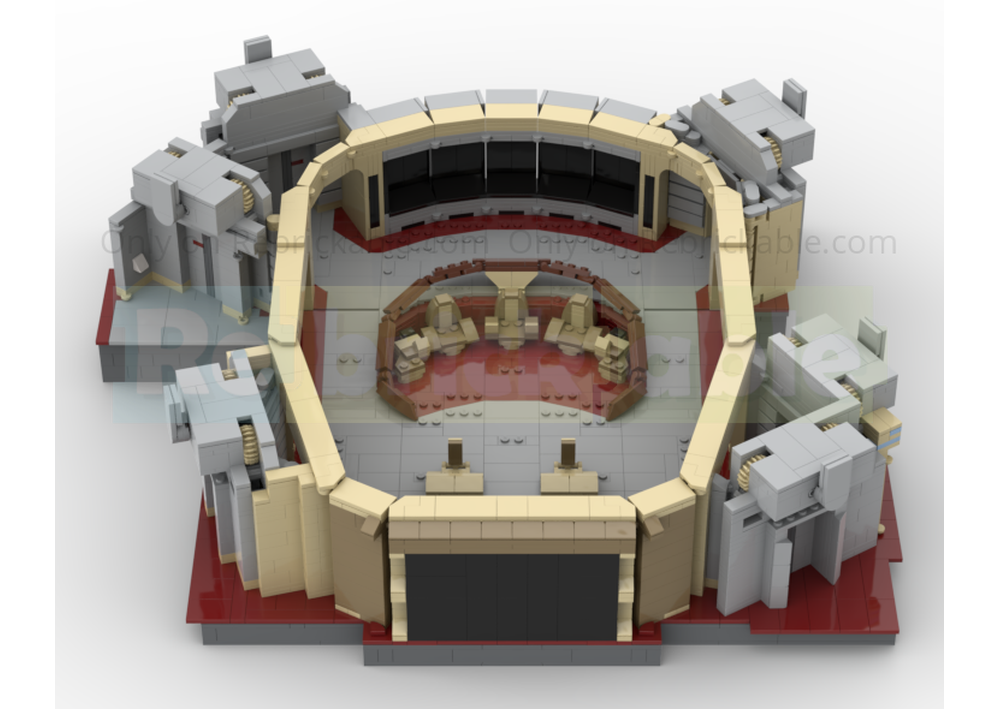 LEGO MOC-169227 Star Trek: Enterprise D Main Bridge by Sendek ...