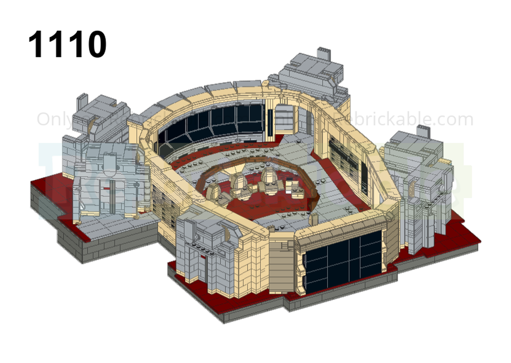 LEGO MOC-169227 Star Trek: Enterprise D Main Bridge by Sendek ...