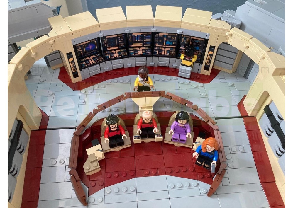 LEGO MOC-169227 Star Trek: Enterprise D Main Bridge by Sendek ...