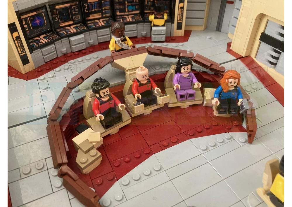 LEGO MOC-169227 Star Trek: Enterprise D Main Bridge by Sendek ...