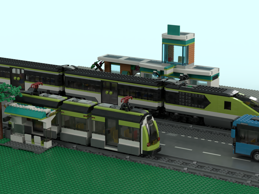 LEGO MOC-169237 Light Rail car set (Sound Transit) by NottaCadmonkey ...
