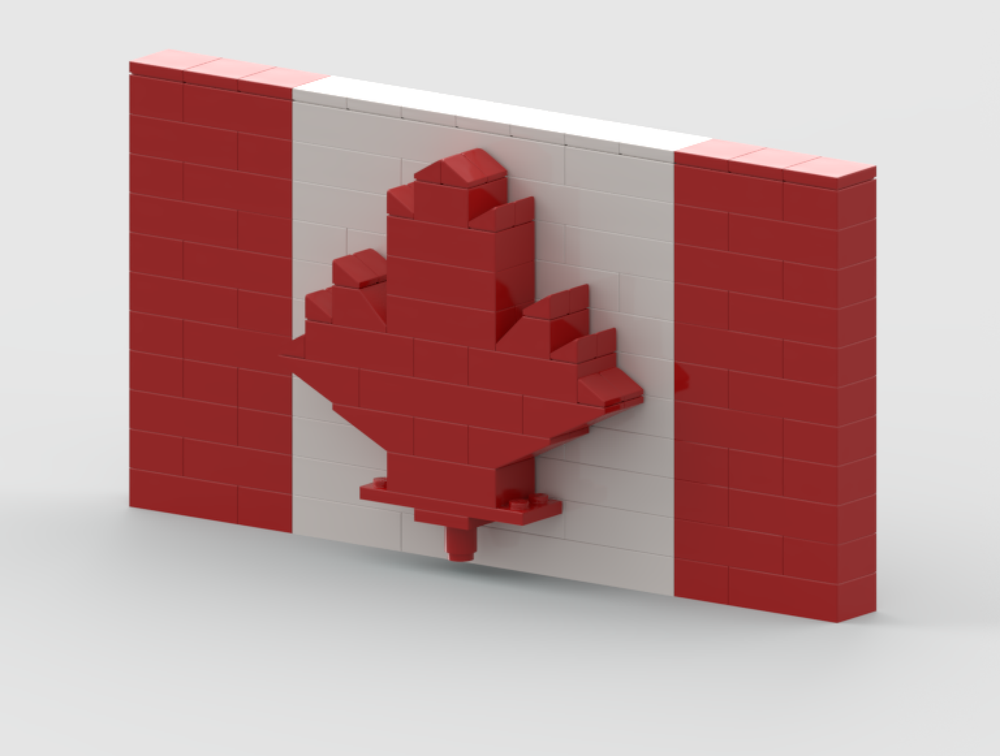 LEGO MOC Canadian Flag by nibman_bricks | Rebrickable - Build with LEGO