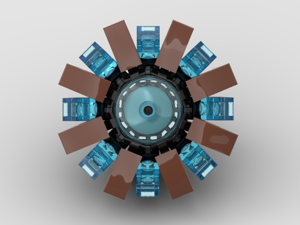 Lego Moc Iron Man Mk 1 Arc Reactor By Rdbricks32 Rebrickable