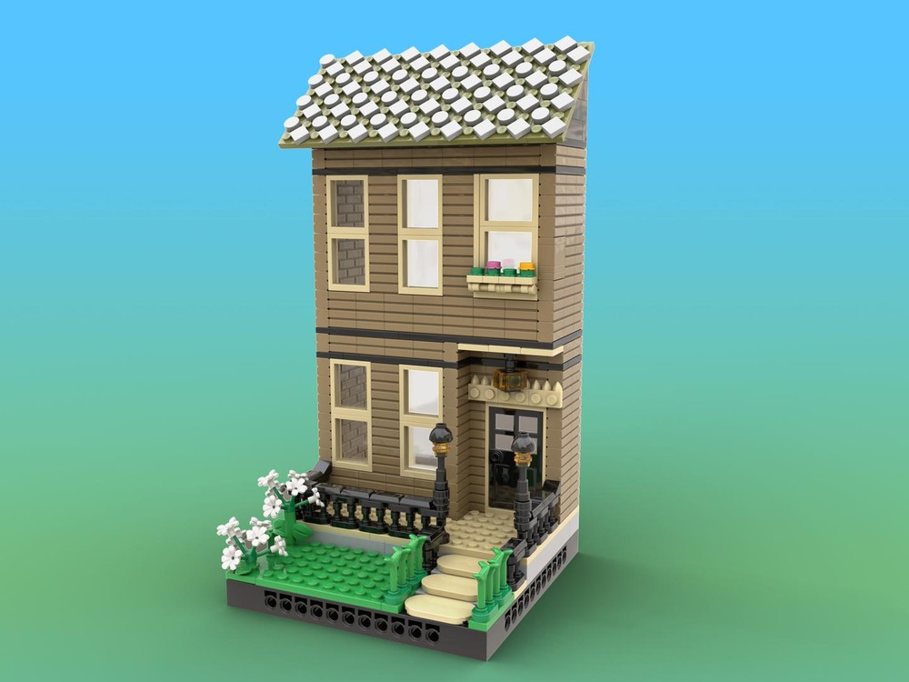 LEGO MOC Suburban Modular Home 2 by Thomus_Bean | Rebrickable - Build ...
