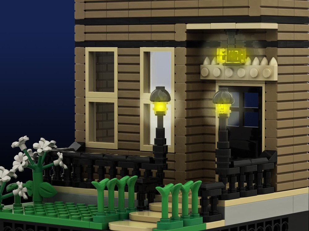 Lego Moc Suburban Modular Home 2 By Thomusbean Rebrickable Build