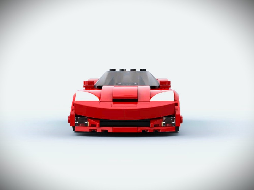 Lego Moc Chevrolet Corvette C6 By Sweeng Rebrickable Build With Lego